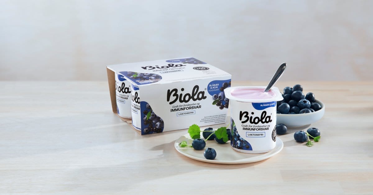 Biola® yoghurt Blåbær & Acai